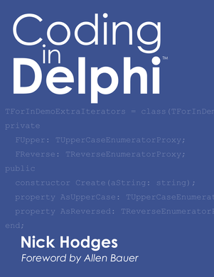 Nick Hodges New Book: Dependency Injection In Delphi | The Podcast at ...